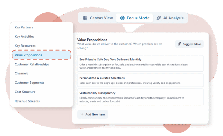 AI-Powered Mission Model Canvas | AI Tools by VP