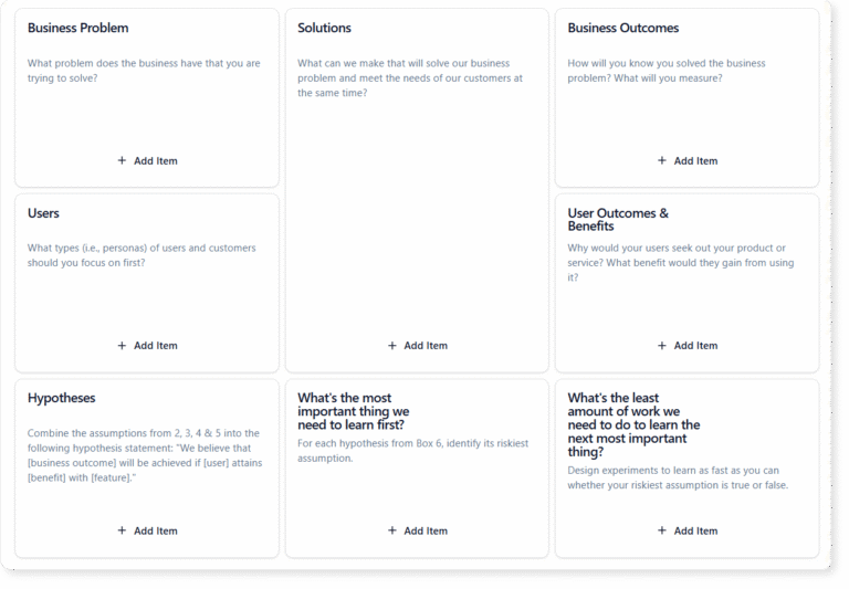 AI-Powered Lean UX Canvas | AI Tools by VP
